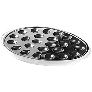 Prodyne Egg Platter, 17", Silver
