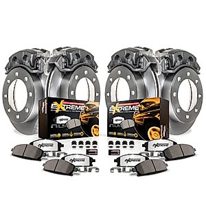 Power Stop MDCK4416 Z36 Truck & Tow Front & Rear Brake Kit-OE Rotors, Carbon Ceramic Pads & Calipers