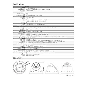 ECI-T24F2 4MP POE IP Turret Dome Camera 2.8mm 98° Wide Viewing Angle, True WDR, 98ft EXIR Night Vision, Full Metal IP67 Outdoor Rated, H.265+, Plug and Play Compatible with Hik Vision NVR