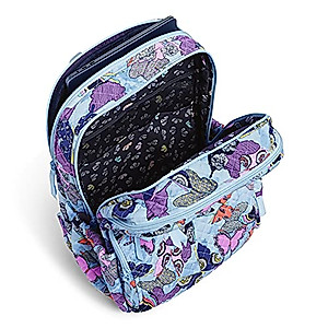 Vera Bradley Women's Cotton XL Campus Backpack, Butterfly By - Recycled Cotton, One Size