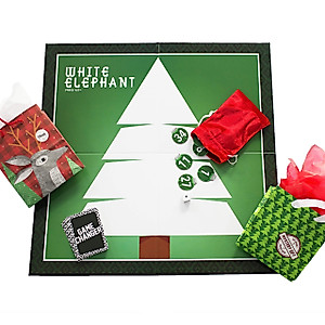 White Elephant Party Kit - The Best Gift to Organize The Gift Exchange Game with The Worst Gifts AS SEEN in Rolling Stone!