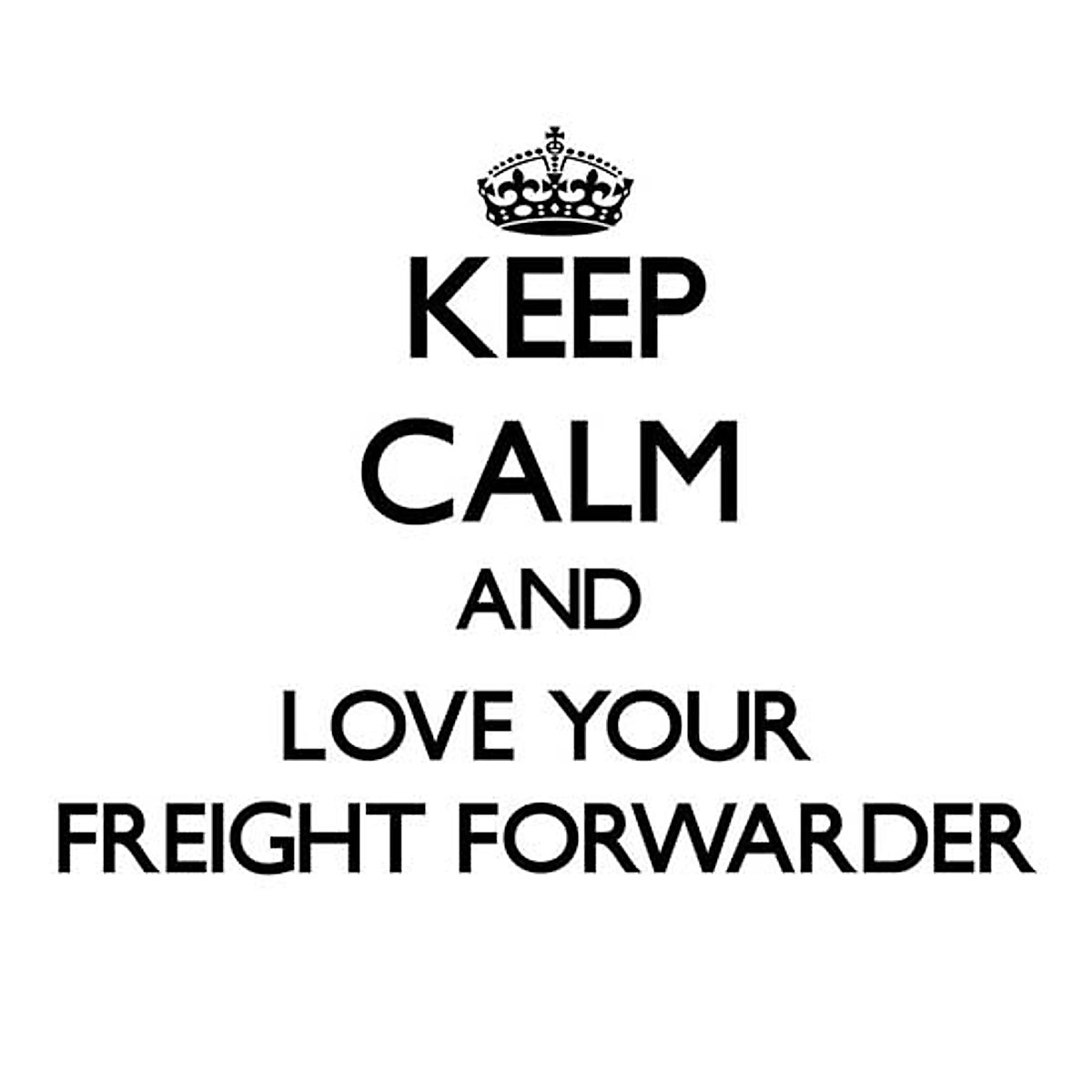 CafePress Keep Calm And Love Your Freight Forwarder Mugs Ceramic Coffee Mug, Tea Cup 11 oz