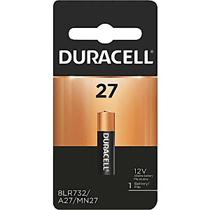 Duracell - 27 12V Specialty Alkaline Battery - Long Lasting Battery - 1 Count