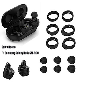 Samsung Galaxy Buds Replacement Eartips 3 Pairs(LMS), Silicone Wingtips 3 Pairs(LMS) Fit in The Case for Samsung Galaxy Buds/Galaxy Buds+ Plus True Wireless Earbuds