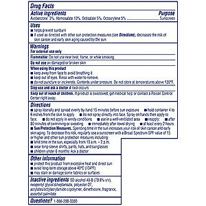 Coppertone Kids Sunscreen Spray, SPF 50 Sunscreen for Kids, Water Resistant Broad Spectrum Sunscreen Spray, 5.5 Oz, Pack of 3