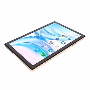 Luqeeg 10.1 Inch Tablet, 8GB RAM 256GB ROM 100-240V Support Fast Charging 8 Core CPU FHD Tablet 5G WiFi for Reading for Android 12 (US Plug)