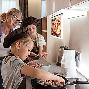 SYLVOX 15.6 inch Smart TV for Kitchen, 1080P FHD RV TV Under Cabinet Television, Smart Android TV Rotated & Folded, Support Google Assistant WiFi Bluetooth, Small TV for Kitchen, Bedroom, RV Camper