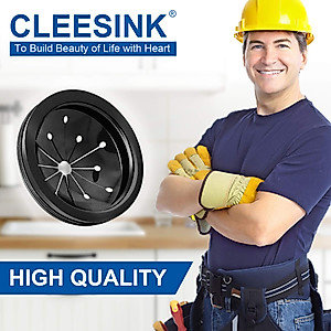 2 PCS Garbage Disposal Splash Guard Sink Baffle, Food Waste Disposer Accessories for Waste King, Whirlaway and GE Models (3 1/8 Inch) by CLEESINK