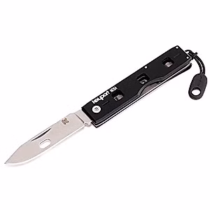 Keyport NEBA Knife - Keychain Knife with Removable Pocket Clip | Small EDC Utility Knife for Men & Women | Premium Keychain Pen Knife | Folding Multitool Knife for Pivot Key Organizer