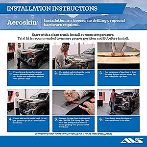 Auto Ventshade [AVS] Aeroskin Hood Protector | 2008 - 2010 Toyota Highlander, Low Profile/Flush - Smoke | 322026
