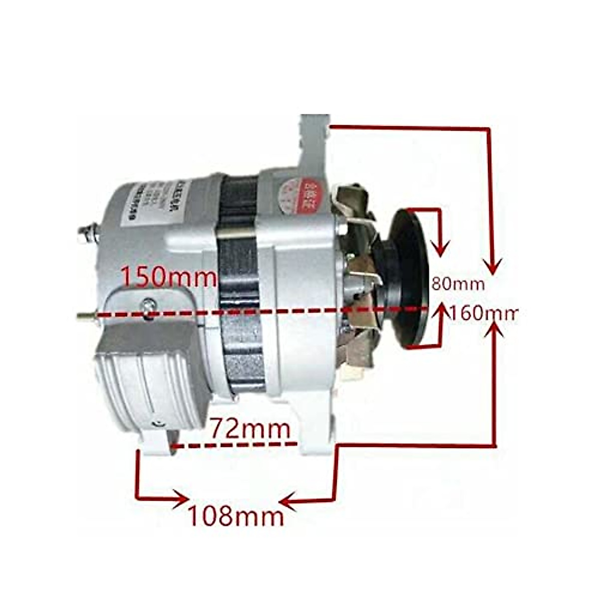 DC 220V-260V 600W-1300W Permanent Magnet Generator Brushless Constant Voltage Household Generator Aluminum Alloy Brushless Permanent Magnet Constant Voltage Generator