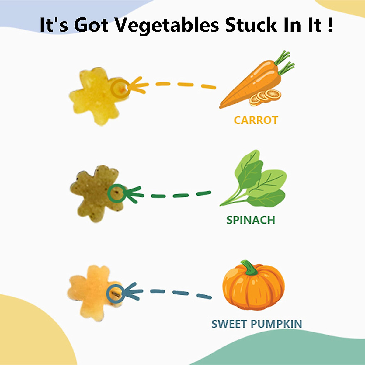 Veggiesnax for Premium Organic Vegan Dog Treats Natural Soft Chews Training Snacks Healthy Huge Container, 35.3 oz.(1kg) (35.3oz, Carrot)