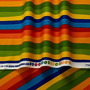 Celebrate Seuss! Squiggle Stripe Multi, Fabric by the Yard