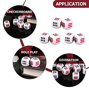 30 Pcs Gossip Dice Fortune-Telling Dices Dice Props Multi-Sided Dices Ba Gua Dices Divination Dices Portable Dices Dice for Divination