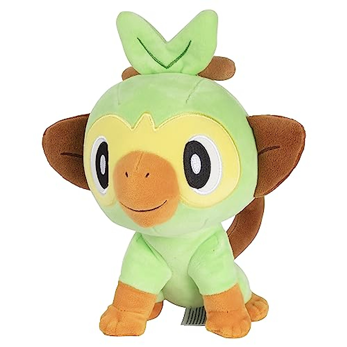 Pokemon 8" Grookey Plush Officially Licensed - Sword and Shield Starter Figure - Authentic Soft Stuffed Animal Toy - Valentine's Day & Easter Basket Stuffer Gift for Kids, Boys, Girls - 2+