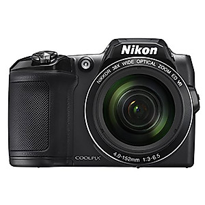 Nikon COOLPIX L840 Digital Camera with 38x Optical Zoom and Built-In Wi-Fi (Black)