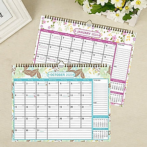 Wall Calendar 2023-2024, 18 Months to View Wall Planner Calendar 2023, Monthly Calendar July. 2023 - Dec. 2024, Wall Planner Calendar for Home or Office, 38 x 29 cm