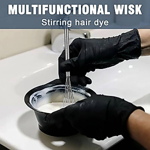 Eddeas Mini whisk, Small Whisk 2 Pieces, 5in and 7in 304 Stainless steel Wire Whisk for Whisking, Beating, Mixing Sauces, Blending Ingredients