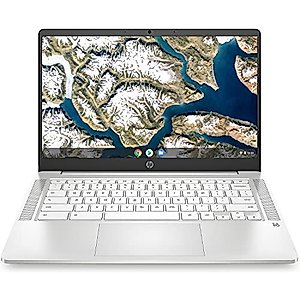 HP Chromebook 14a-na0017ds, Intel Celeron N4120 , 4 GB LPDDR4 RAM, 128 GB eMMC, 14" HD Touchscreen Display, Chrome OS (Renewed)