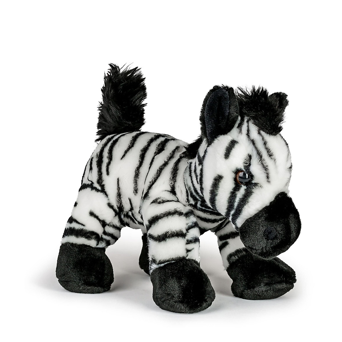 Wildlife Tree 12 Inch Stuffed Zebra Plush - Soft and Floppy Animal Kingdom Collection Toy for Creative Play and Learning