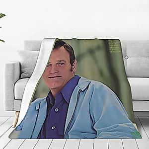 Flannel Blanket Eddy Arnold Soft Lightweight Throw Blanket Warm Durable Sofa Couch Decor Beding 50"X40"