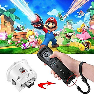 Machine-Ya Wii Motion Plus - External Remote Motion Plus Sensor Controller Wii U Motion Plus (White 2PCS)