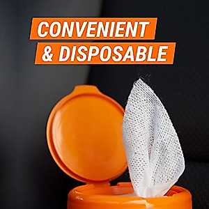 Interior Cleaner Car Leather Wipes by Armor All, For Cleaning Cars, Trucks and Motorcycles, 30 Count