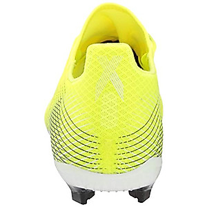 adidas Men's X GHOSTED.2 Soccer Shoe, Solar Yellow/White/Team Royal Blue, 11.5