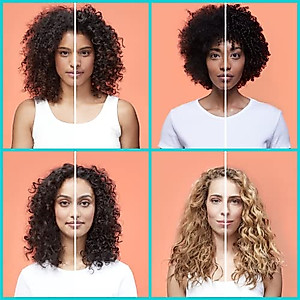 L’Oréal Paris Elvive Dream Lengths Curls Refresh and Reshape leave-in spray, Paraben-Free with Hyaluronic Acid and Castor Oil. Best for wavy hair to coily hair, 4.4 fl oz