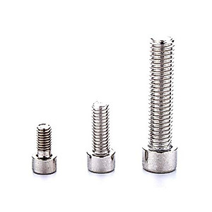 L-A 0.8mm Pitch M5x40mm Stainless Steel Hex Socket Head Cap Screws Bolts （25Pcs）