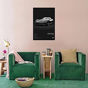 Car Poster Ferrari F40 Supercar Posters Racing Car Canvas Wall Art For Boy's Bedroom SuperCar Wall Decor Unframe-style 12x18inch(30x45cm)