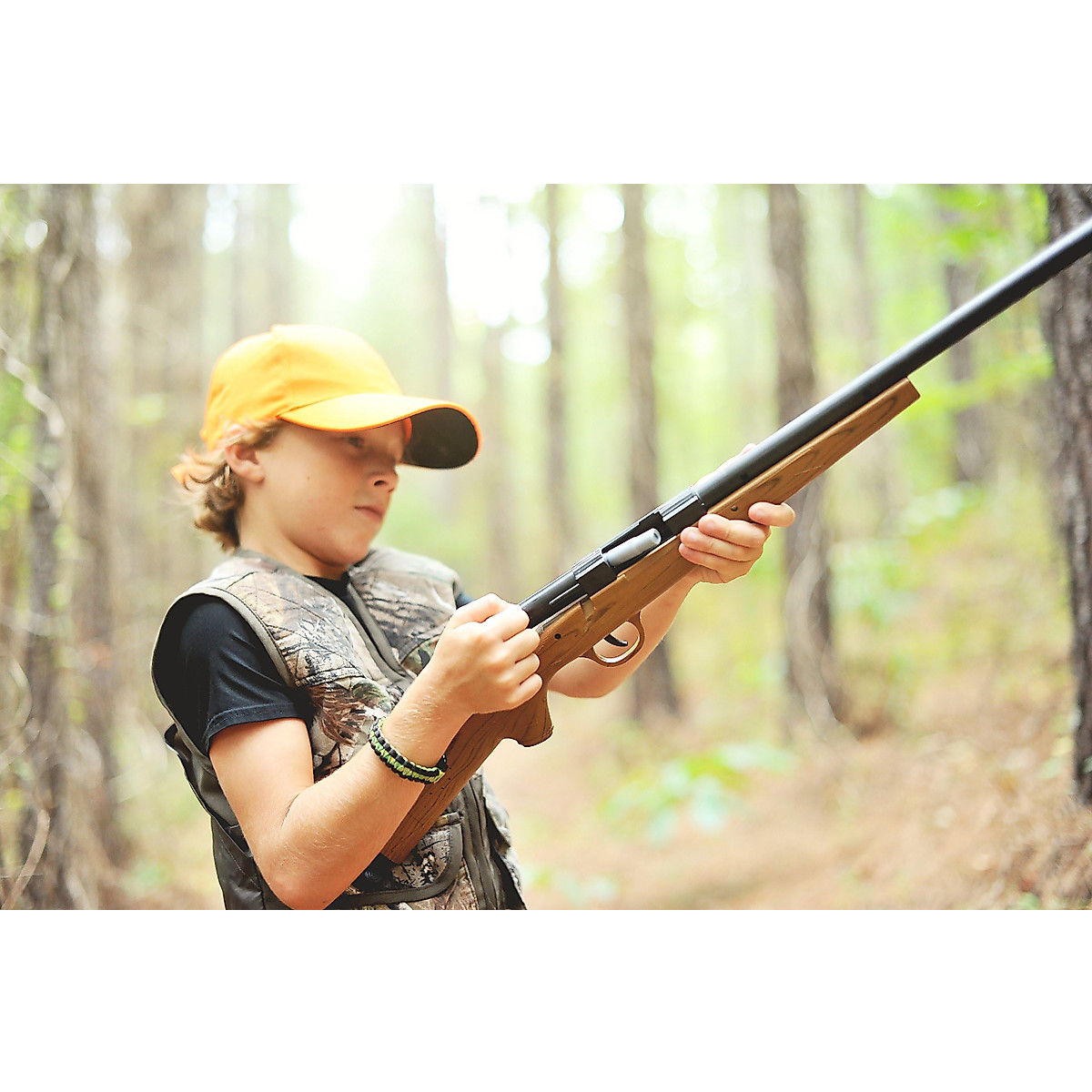 Sunny Days Entertainment Maxx Action 30" Toy Bolt Action Rifle with Electronic Sound, Black