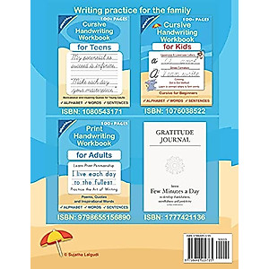 Cursive handwriting workbook for Adults: Learn to write in Cursive, Improve your writing skills & practice penmanship for adults