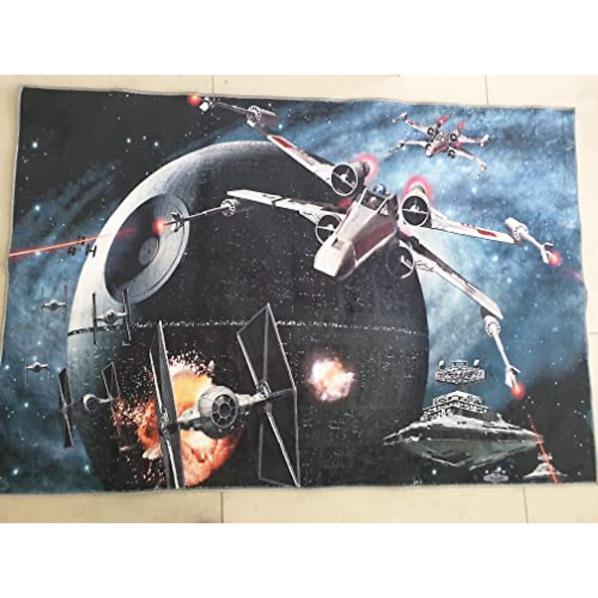 Starwars Rug, Death Star Rug, C569 (47”x71”)=120x180cm