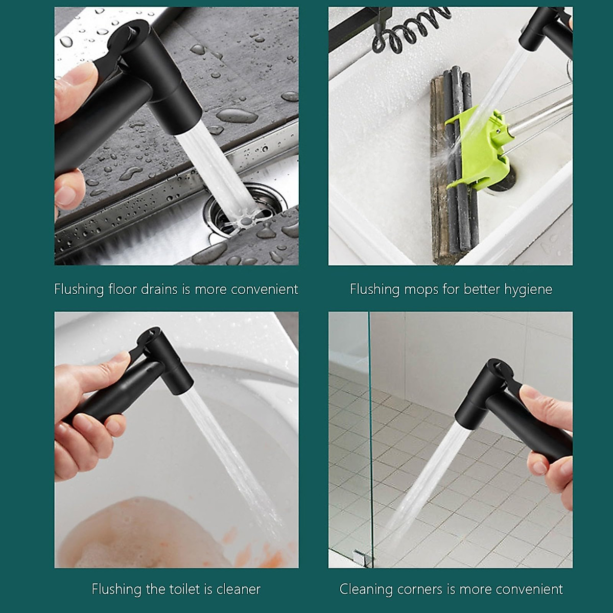 Handheld Bidet Sprayer for Toilet, 2024 New Stainless Steel Sprayer for Toilet Cloth Diaper Sprayer, Bidet Attachment for Feminine Wash