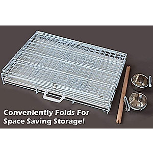 Two Size, Large Travel Vet Collapsable Parrot Bird Carrier Cage