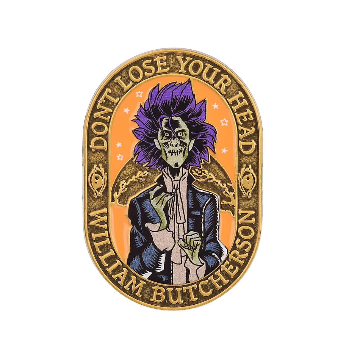 Disney Enamel Pin Set, Hocus Pocus Themed Jewelry, Pack of 4 Pieces, 1.75”, Limited Edition Collectors Pins with Three Sanderson Sisters and Billy Butcherson, Amazon Exclusive