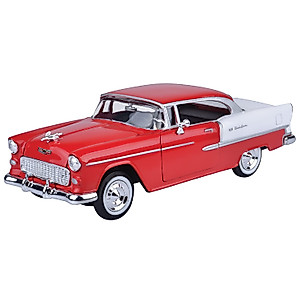 1955 Chevy Bel Air, Red - Showcasts 73229-1/24 Scale Diecast Model Toy Car, but NO Box