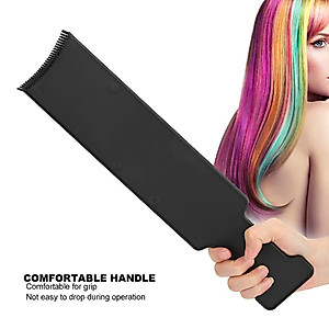 Hair Highlighting Tools Hair Dye Color Board Balayage Board Professional Flat Top Comb Hair Color Hair Color Board for Home Diy Use