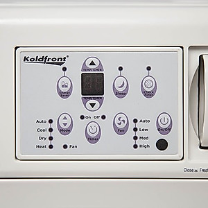 Koldfront WAC18001W 18,500 BTU 208/230V Heat/Cool Window Air Conditioner