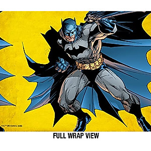 Batman OFFICIAL Classic Logo 24 oz Insulated Canteen Water Bottle, Leak Resistant, Vacuum Insulated Stainless Steel with Loop Cap, Black