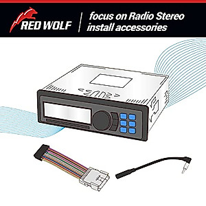RED WOLF Pioneer Radio Stereo Wiring Harness Connector Amp Amplifier/SWC Plug Replacement for Honda CRV 1999-2006, Odyssey 1999-2010, Acura1999-2010