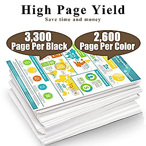 4 Pack TN-227 Toner Compatible TN227 TN227BK TN227C TN227M TN227Y Toner Cartridge Replacement for TN227 Toner Brother HL-3210CW 3230CDW MFC-L3770CDW L3710CW DCP-L3510CDW Printer EAXIUE 1BK+1C+1M+1Y