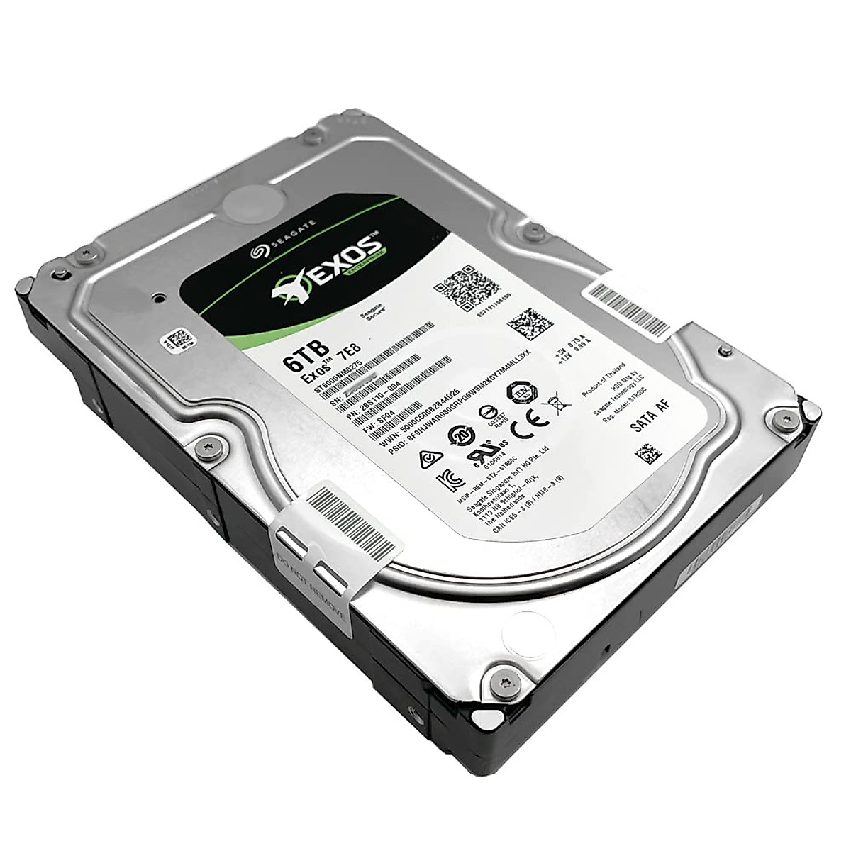 Seagate HDD ST6000NM0175 6TB SATA 6Gb/s Enterprise 7200RPM 256MB 3.5 inch 512e Bare