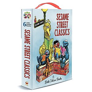 Sesame Street Classics: 6 Little Golden Books: Big Bird's Red Book; Oscar's Book; Grover's Own Alphabet; I Think That It Is Wonderful; The Together Book; The Monster at the End of This Book