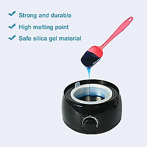 Viilife Replacement Wax Bowl For Hair Removal Wax Warmer Silicone Bowl For Home Use Wax Machine 2 Pcs Silicone Wax Bowl with 2 Pcs Wax Spatula(Kit 2)