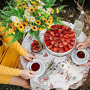 12 Bundles Artificial Fake Flowers for Outdoor Decoration,UV Resistant Faux Plastic Fabric Greenery Shrubs Plants for Hanging Planters Outside Porch Vase Home Window Decoration