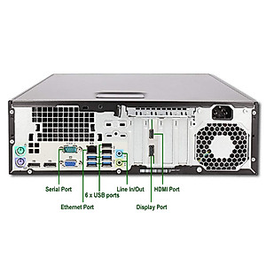 HP RGB Lights PC Desktop Computer Intel Core i7-6700 3.40Ghz Proccesor 32GB DDR4 Ram 1TB SSD, NVIDIA GeForce GT 1030 Graphics, Windows 10 Pro (Renewed)