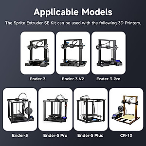 Official Creality Ender 3 Sprite Direct Drive, 3D Printers Extruder Upgrades Kit with Dual Gear, High Torque for Creality Ender 3/Ender 3 v2/Ender 3 pro/Ender 5/Ender 5 Pro/Ender 5 Plus/Cr-10