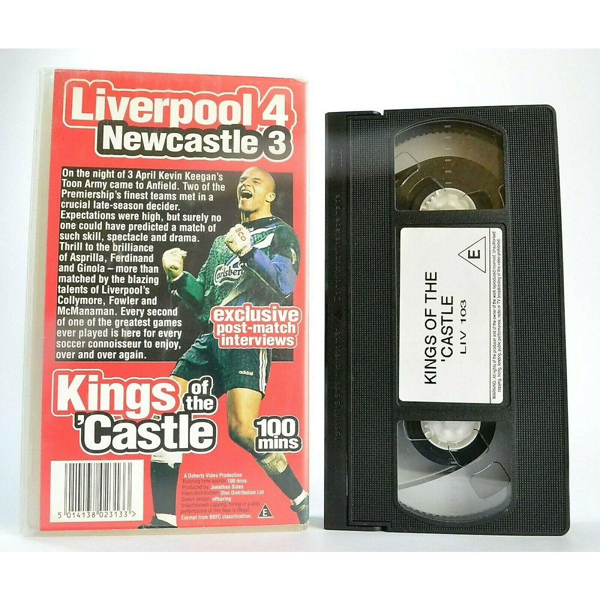 Kings Of The 'Castle [Liverpool Vs Newcastle] - [1996] - Football - Sports - VHS
